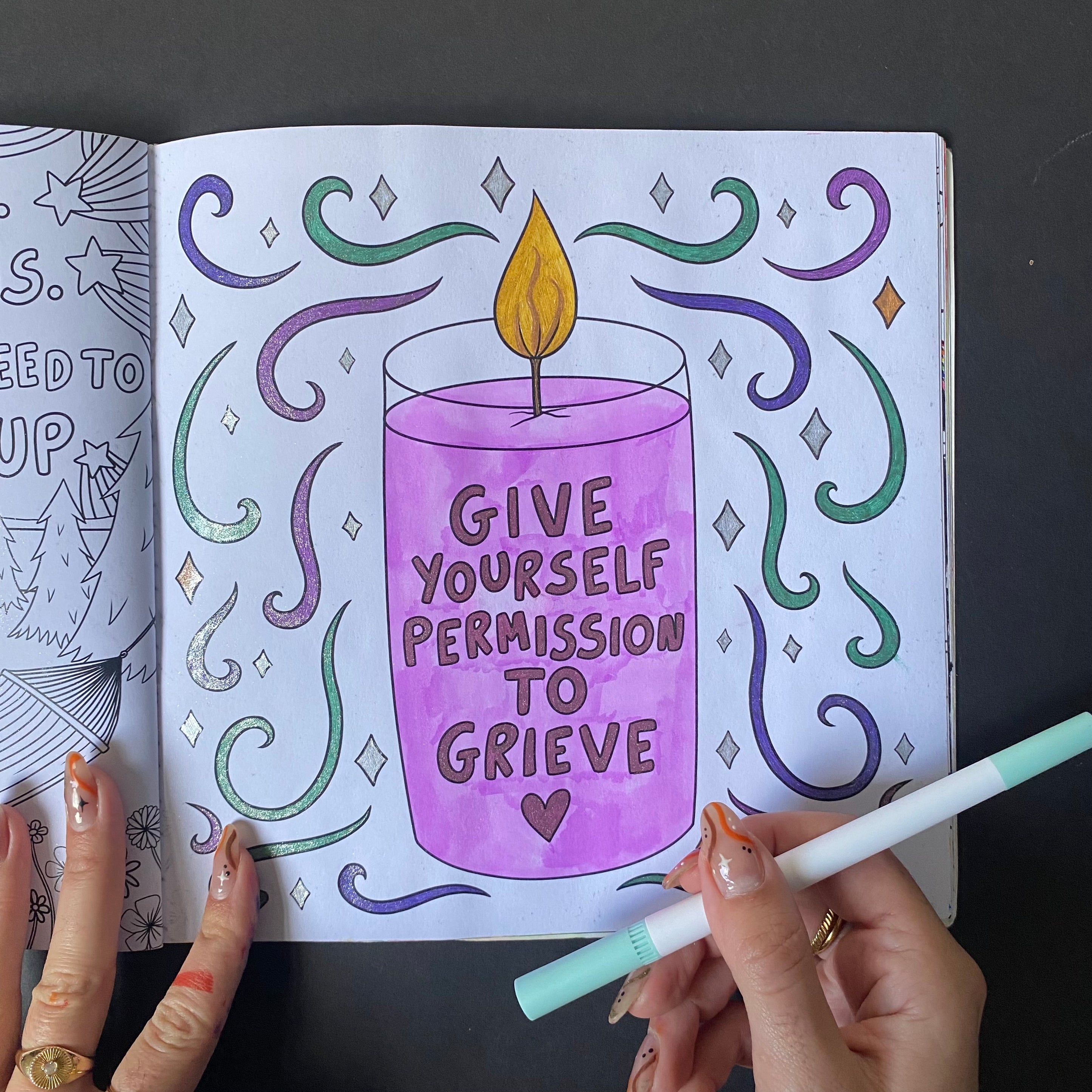 Messages to My Younger Self Colouring Book – calmoverchaosltd
