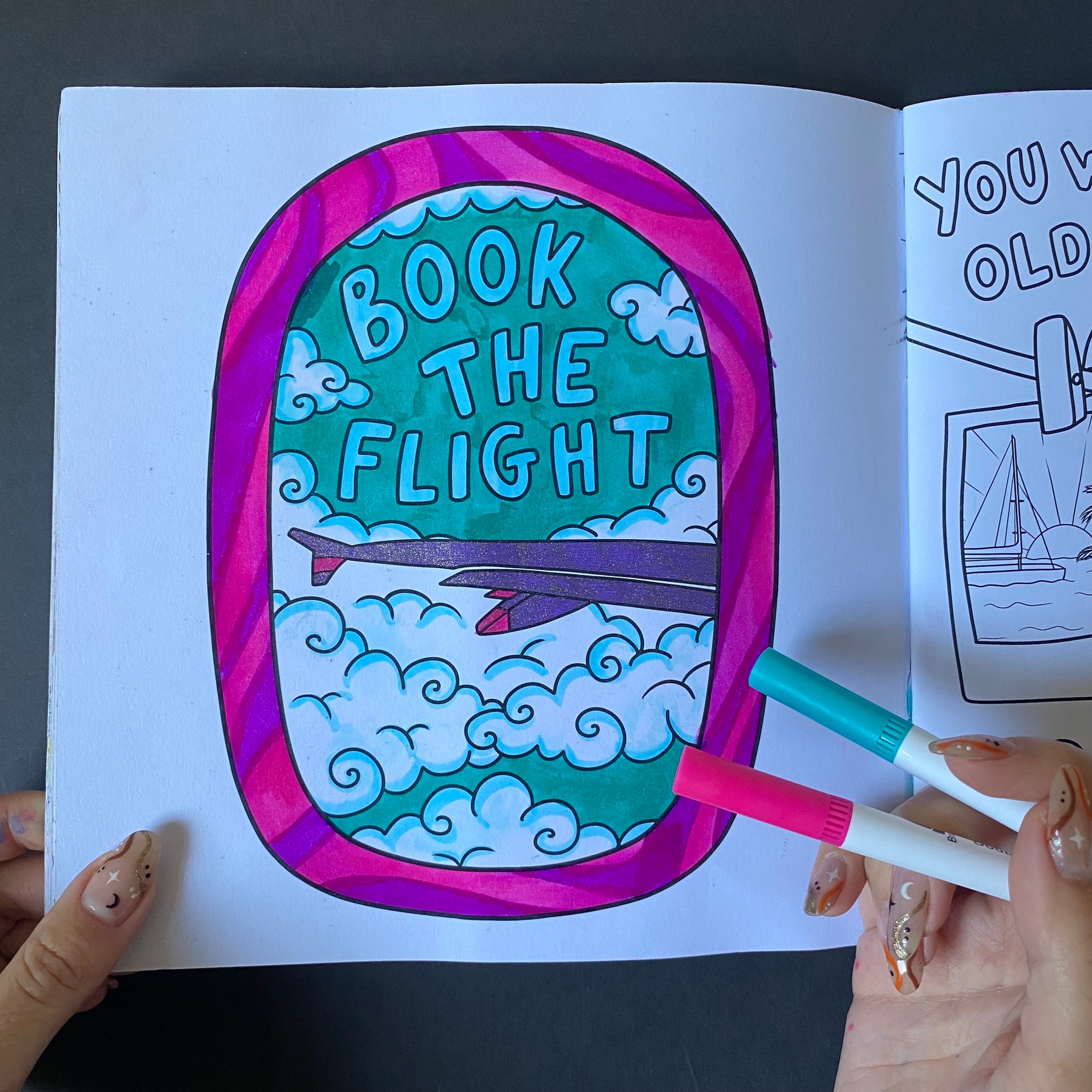 Messages to My Younger Self Colouring Book – calmoverchaosltd