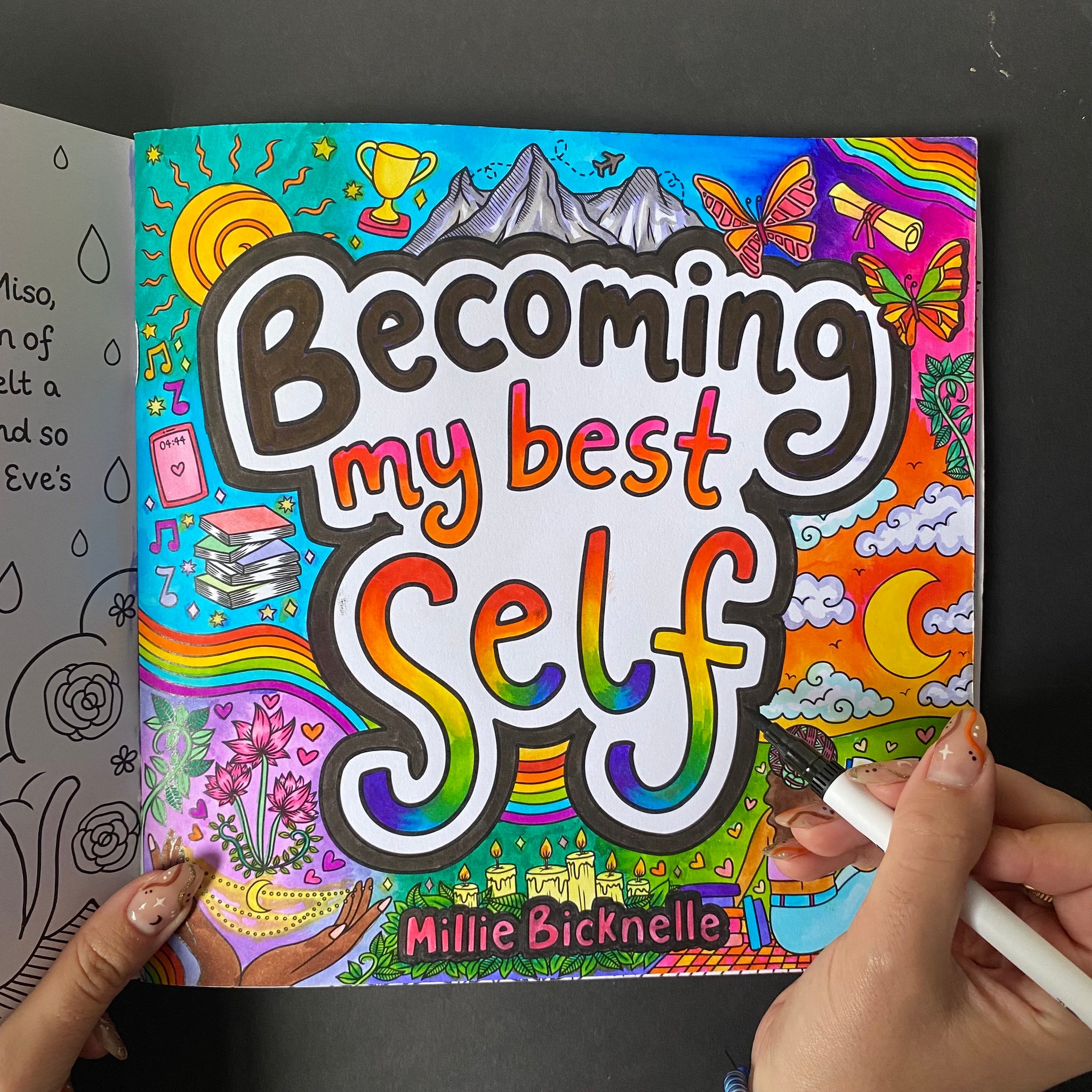 Becoming My Best Self Colouring Book – calmoverchaosltd