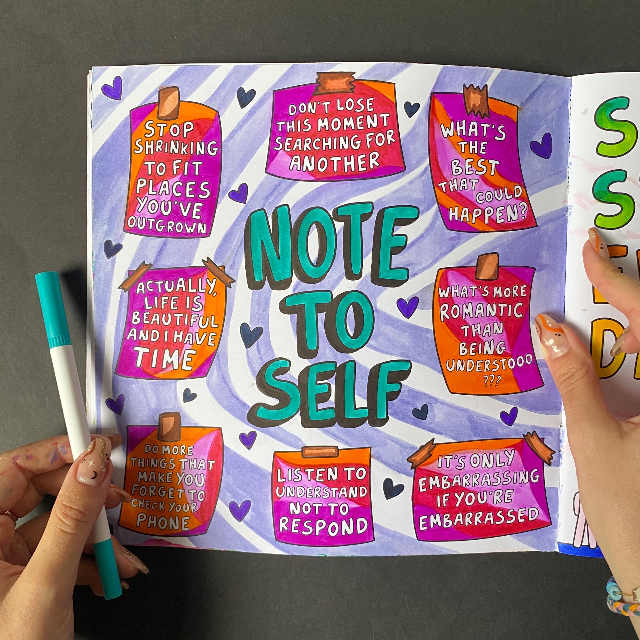 Becoming My Best Self Colouring Book – calmoverchaosltd