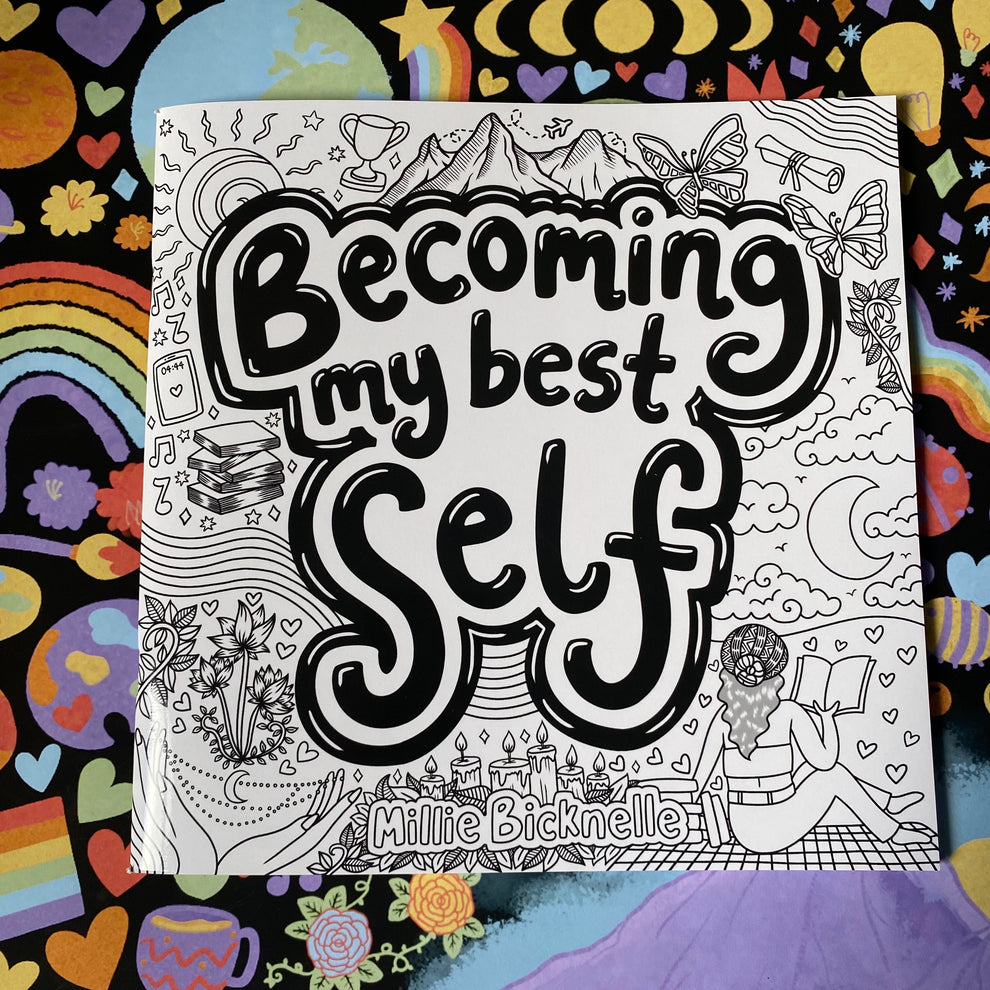 Becoming My Best Self Colouring Book – calmoverchaosltd