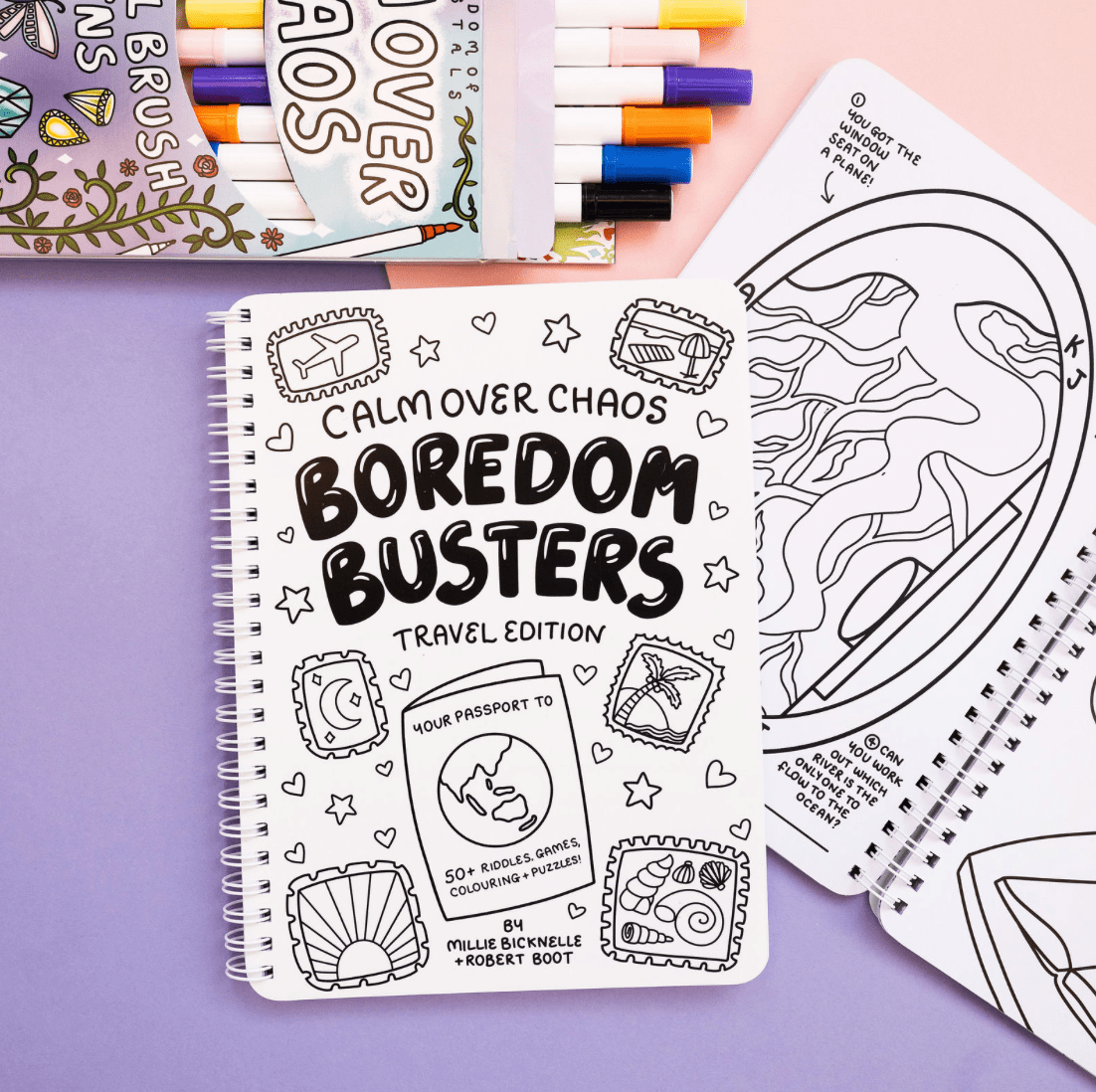 PREORDER - Boredom Busters Travel Activity Book!🏝️ – calmoverchaosltd