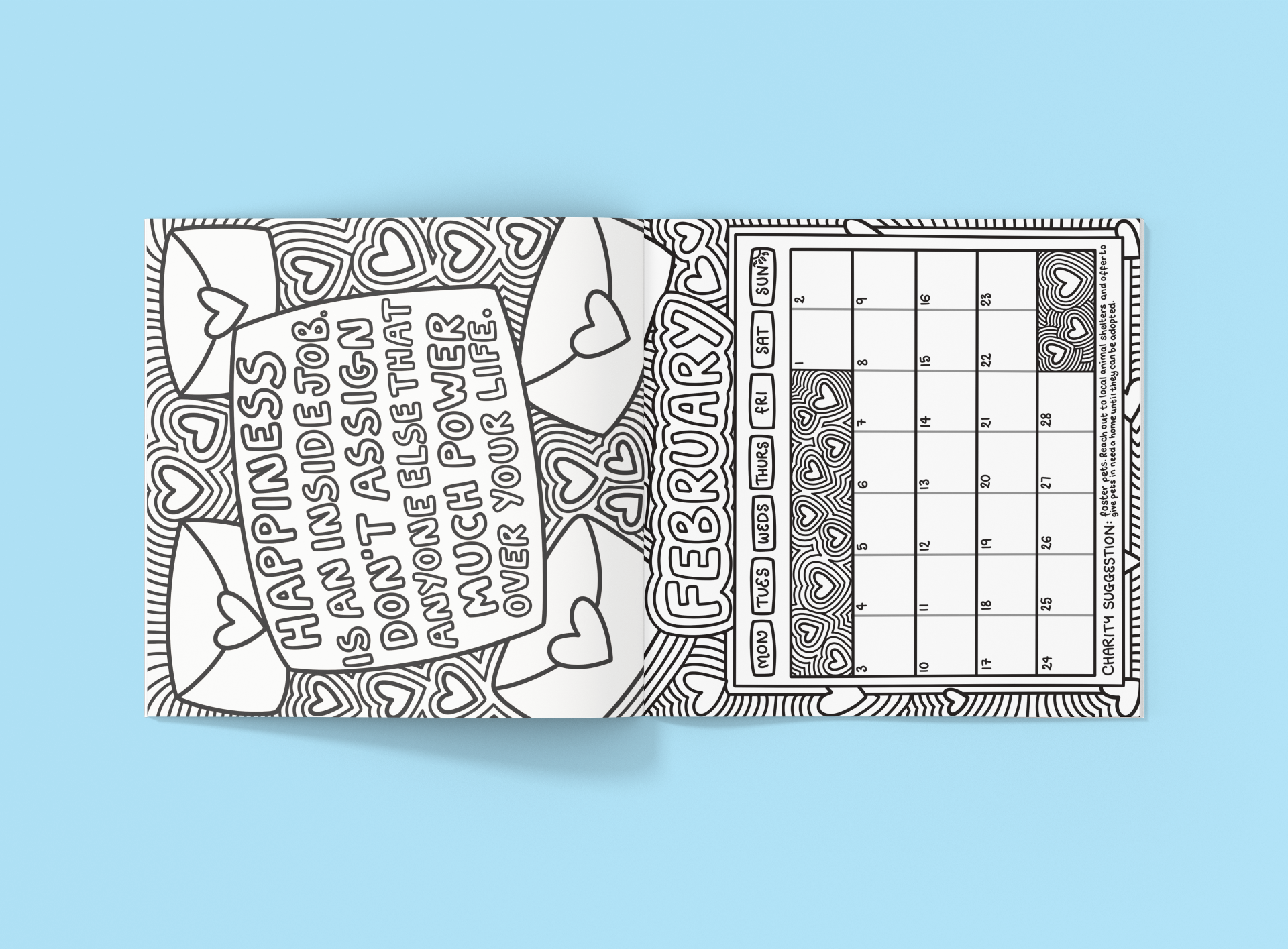 Becoming My Best Self Colouring Book – calmoverchaosltd