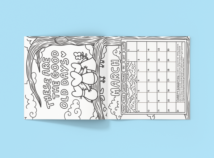 Becoming My Best Self Colouring Book – calmoverchaosltd